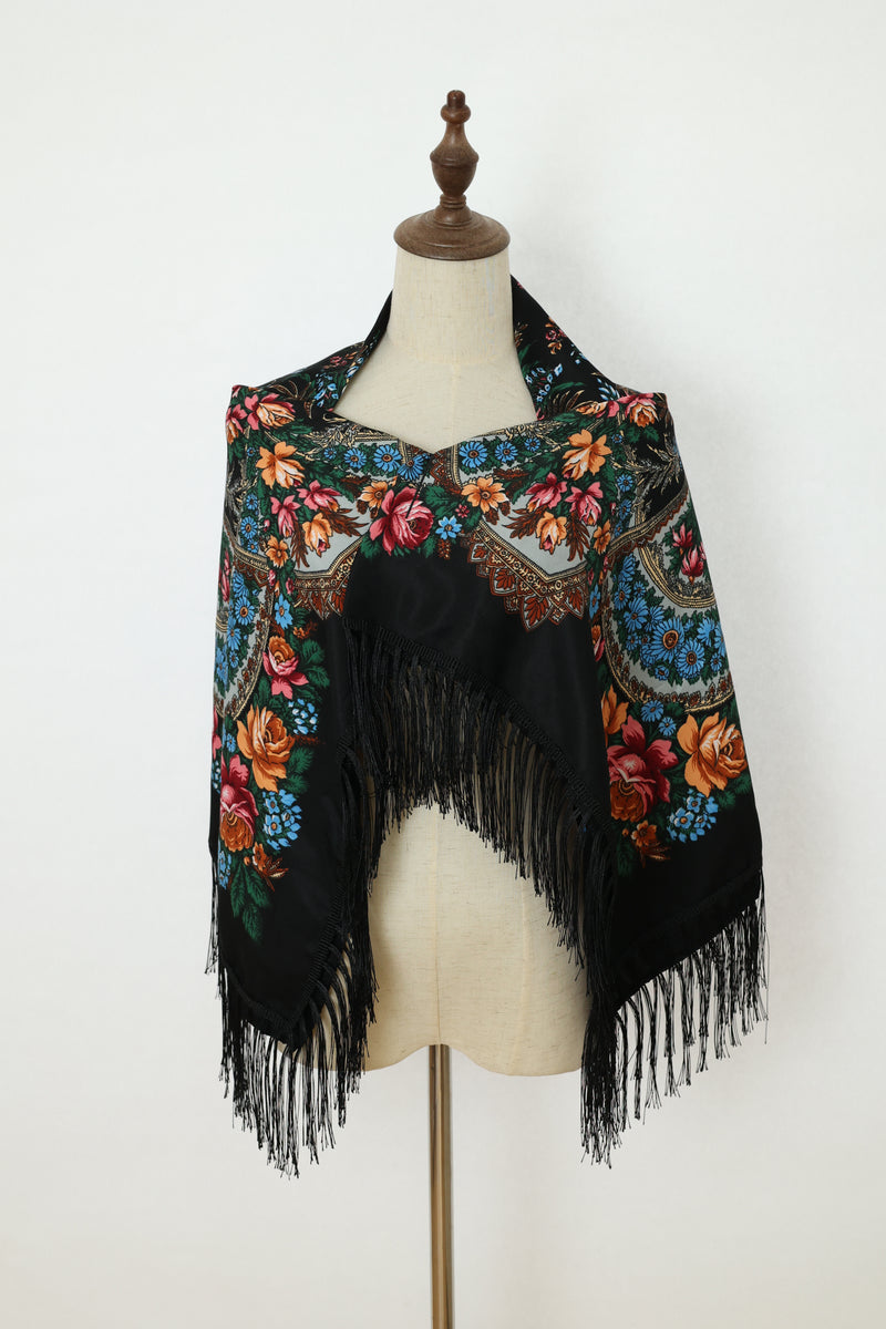 Portuguese Folklore (Rancho) Scarf Black – Portugal Imports Online
