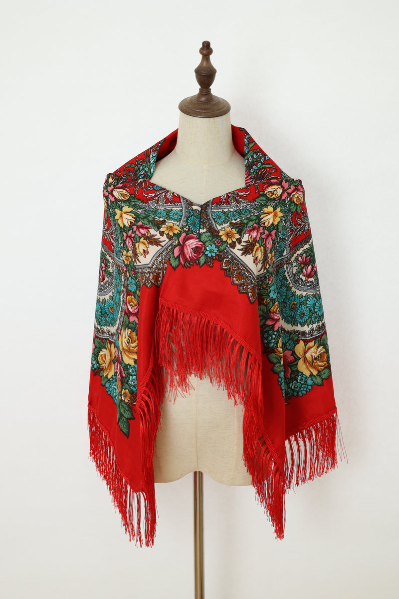 Portuguese Folklore (Rancho) Scarf Red – Portugal Imports Online