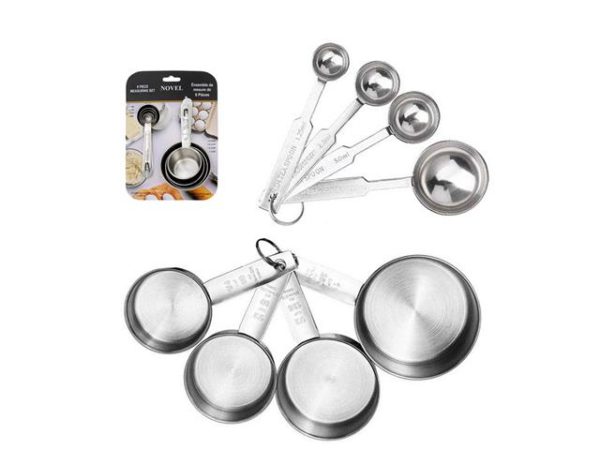 Stainless Steel 8 pieces Measuring Set – Portugal Imports Online